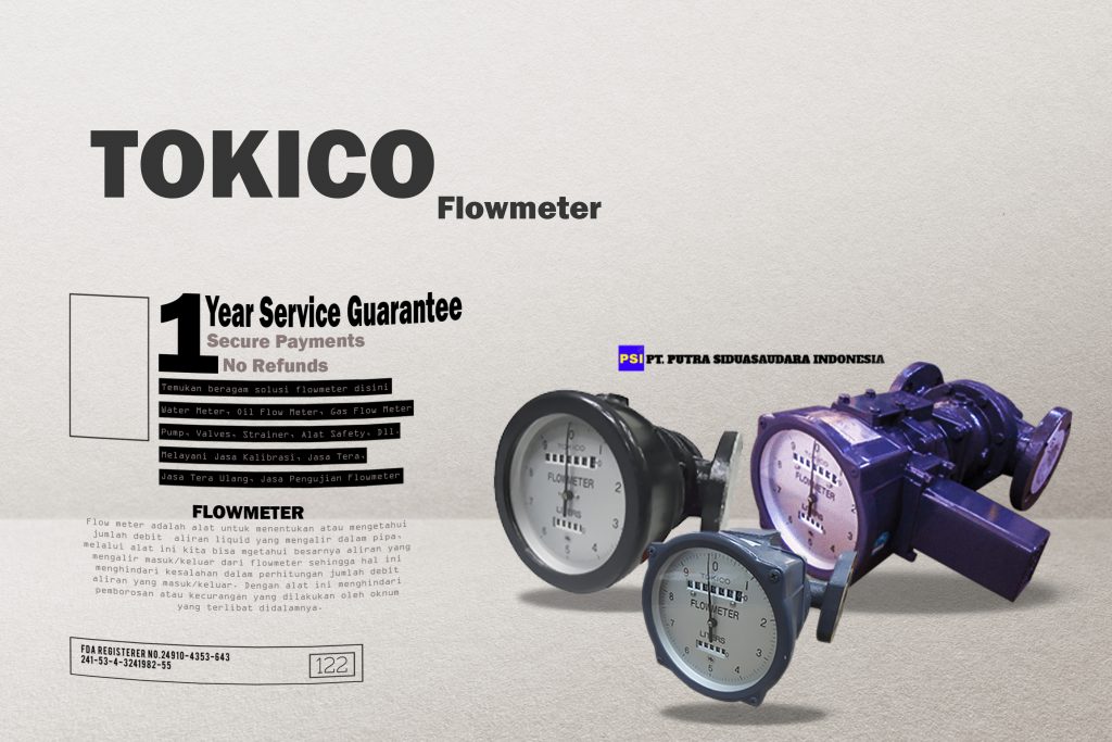 Tokico Flowmeter - PT PUTRA SIDUASAUDARA INDONESIA